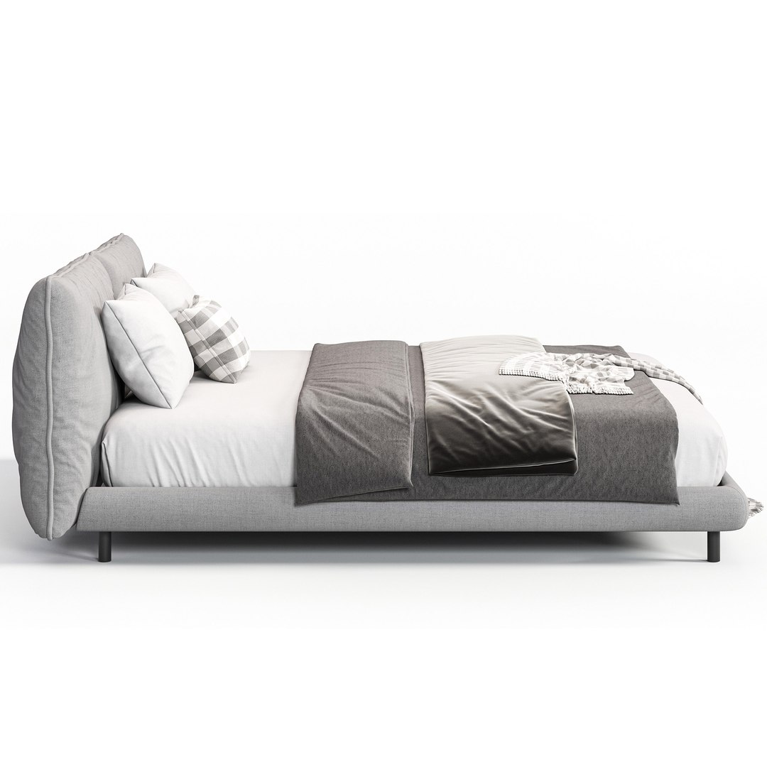 Meridiani Oliver Bed 3D - TurboSquid 2319915