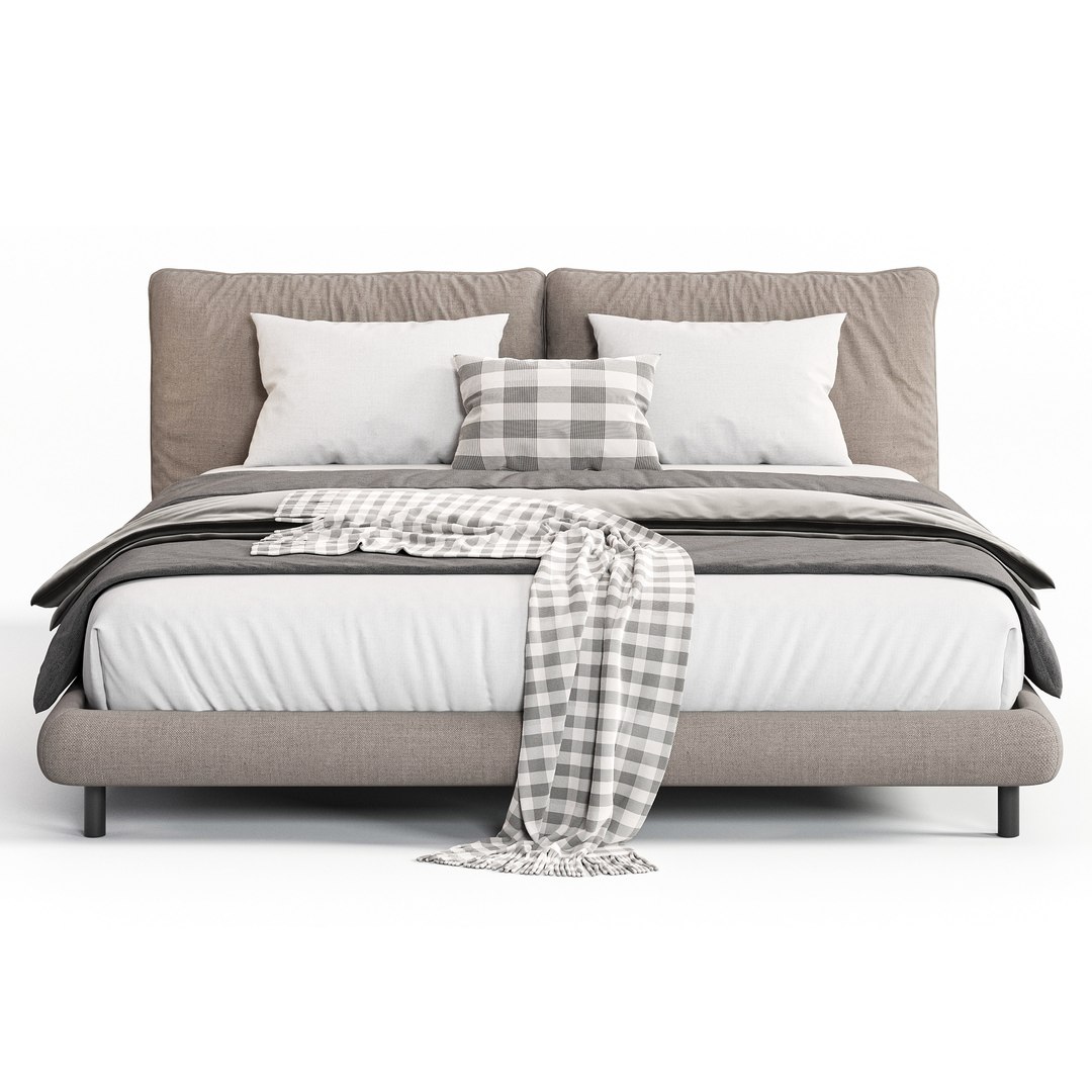 Meridiani Oliver Bed 3D - TurboSquid 2319915