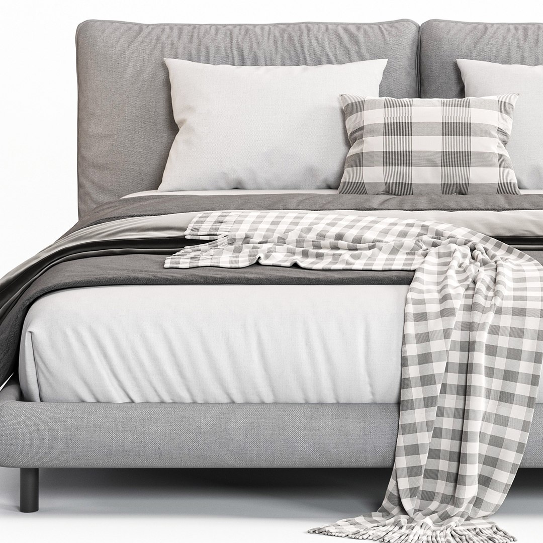 Meridiani Oliver Bed 3D - TurboSquid 2319915