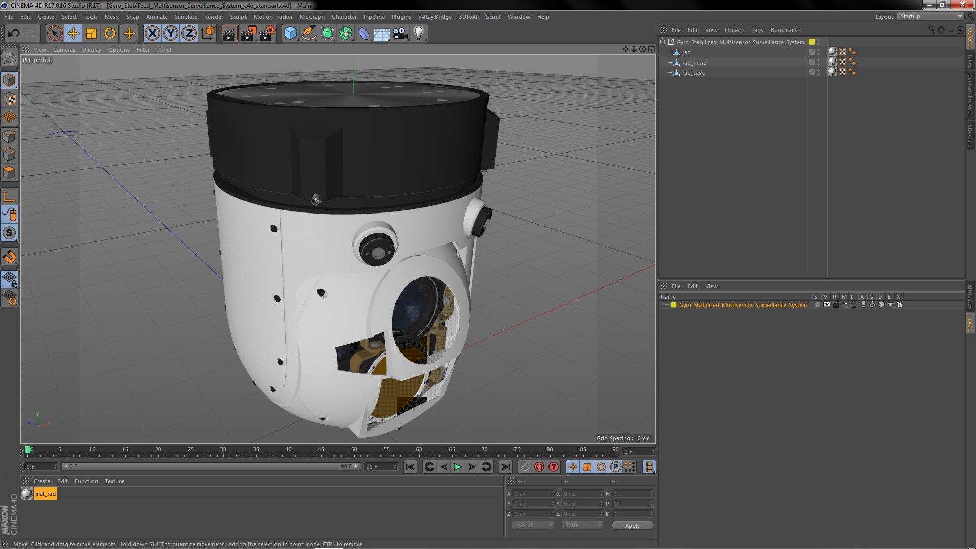 3D model Gyro Stabilized Multisensor Surveillance System - TurboSquid ...
