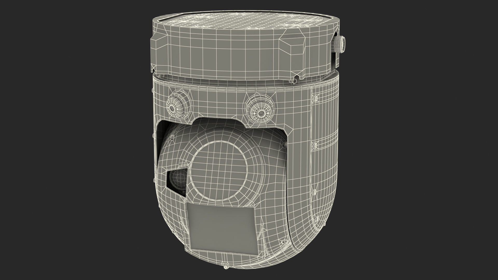 3D Model Gyro Stabilized Multisensor Surveillance System - TurboSquid ...