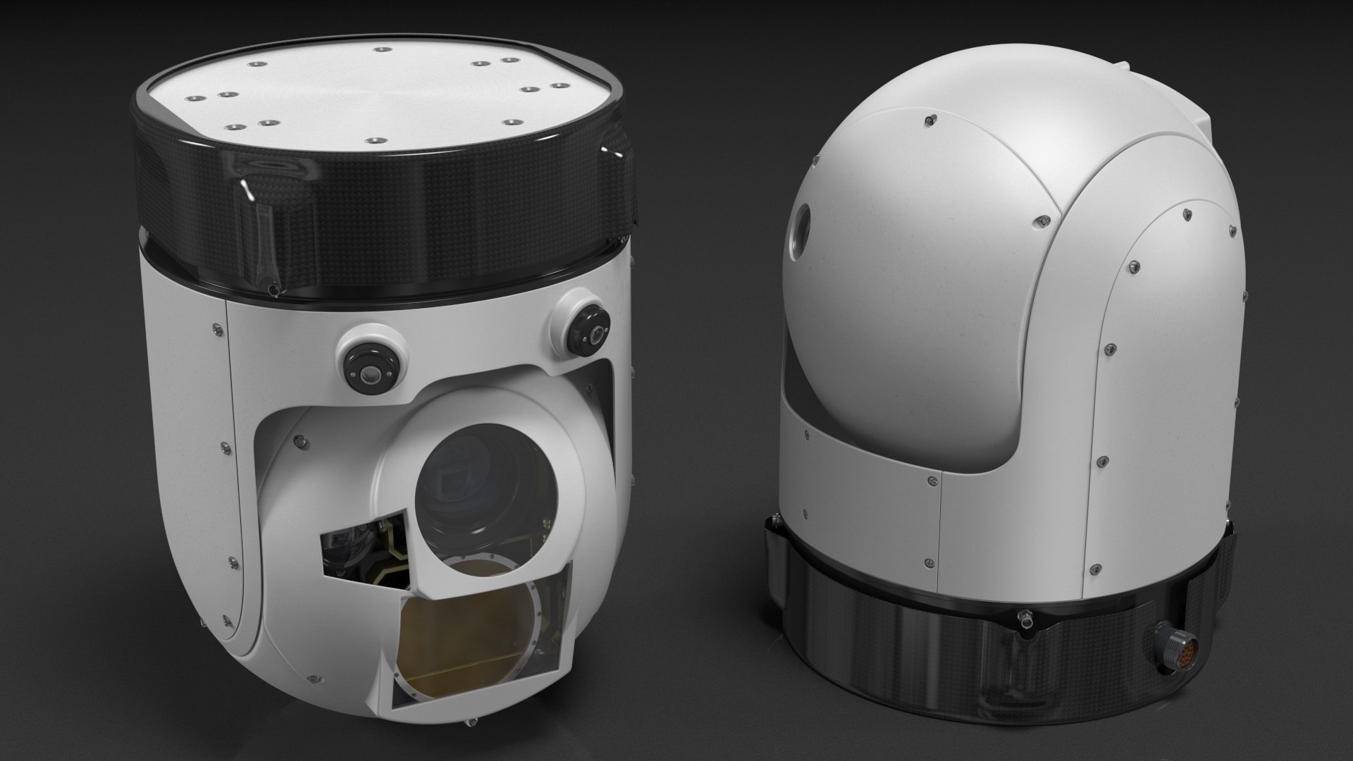 3D Model Gyro Stabilized Multisensor Surveillance System - TurboSquid ...