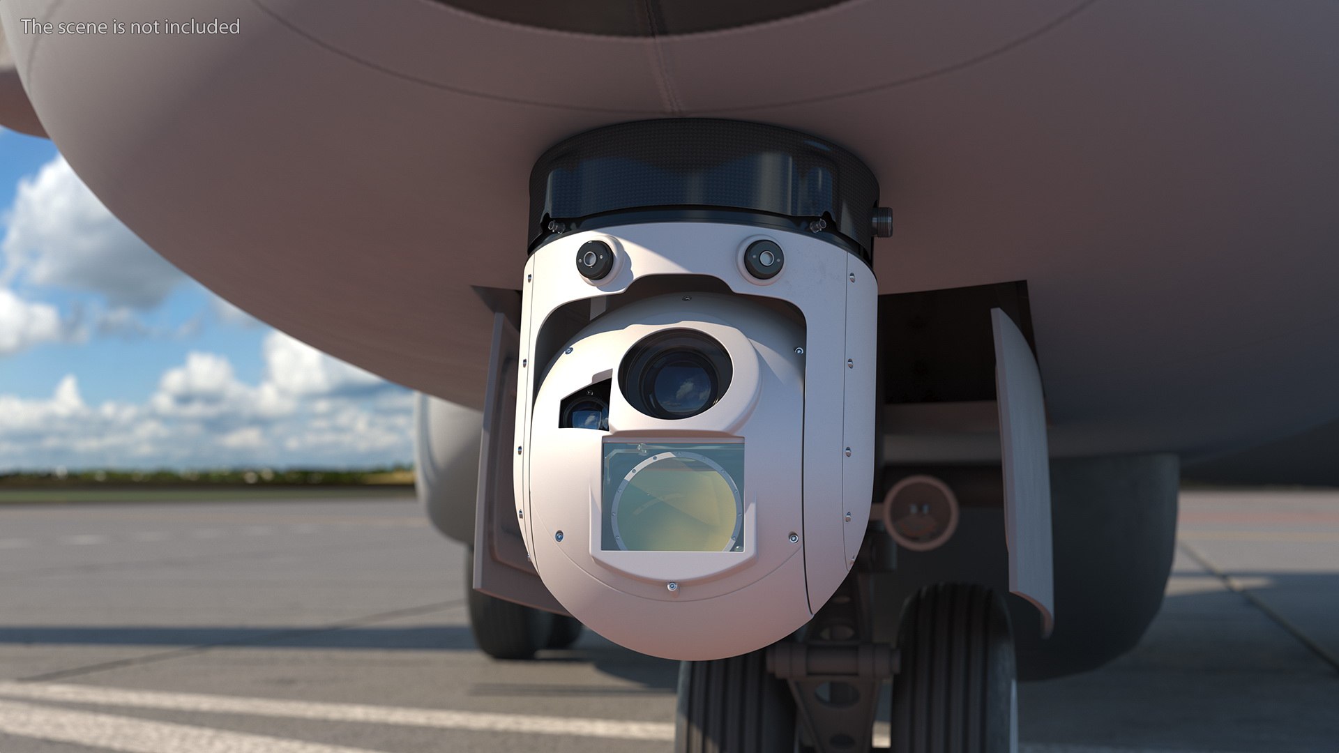 3D Model Gyro Stabilized Multisensor Surveillance System - TurboSquid ...