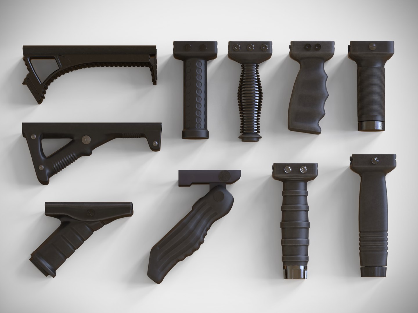 3D Weapon Customization Pack - 50 Attachments - Sights – Magazines ...