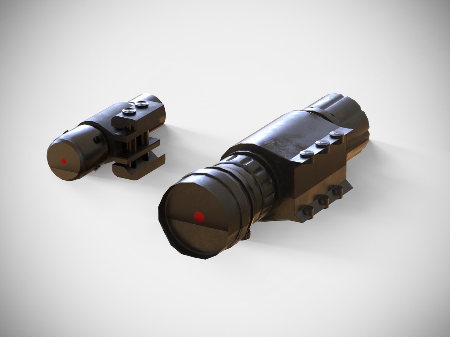 3D Weapon Customization Pack - 50 Attachments - Sights – Magazines ...