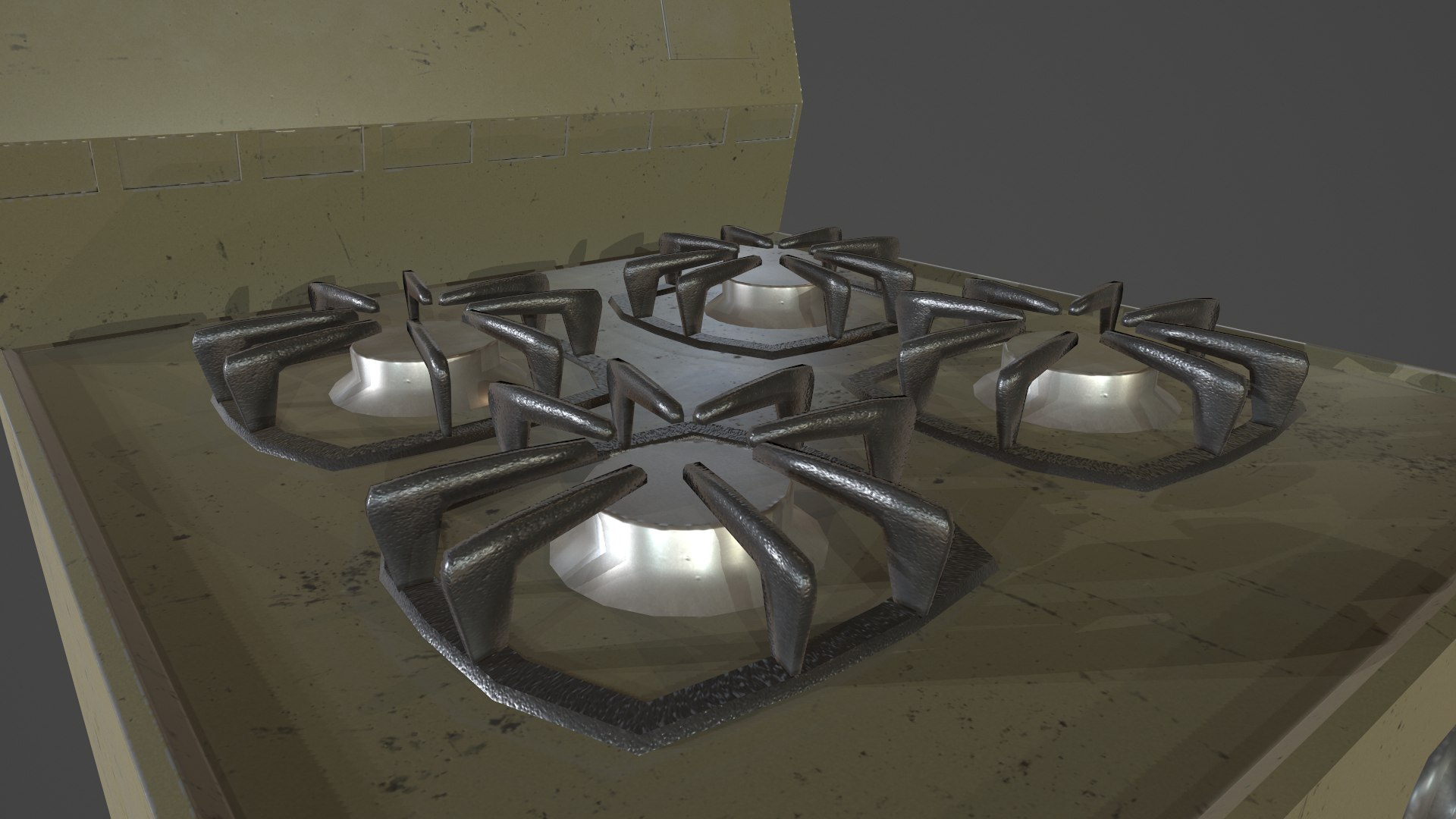 Stove asset blender 3D model - TurboSquid 1398657