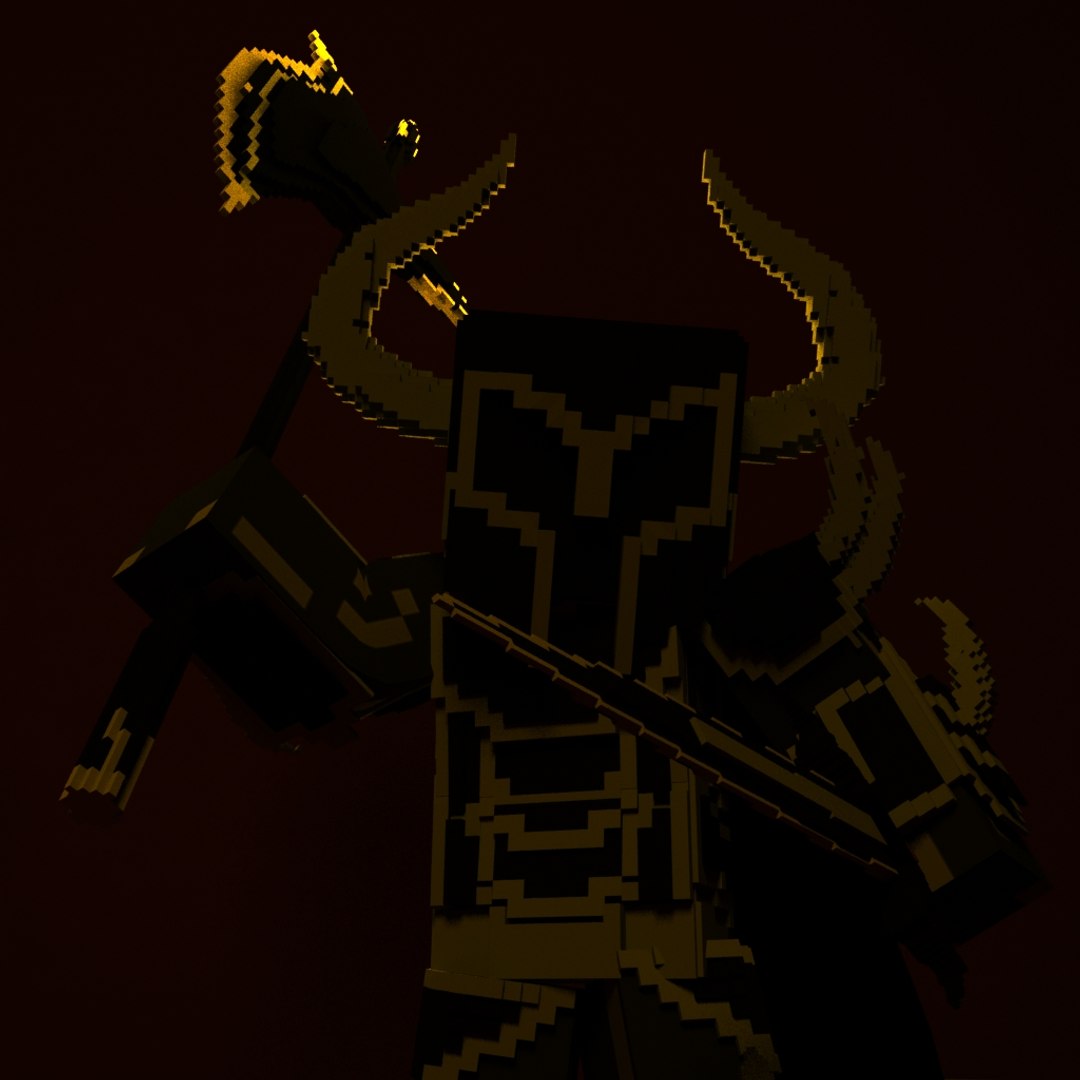 Minecraft Knight 3D Model - TurboSquid 1424306
