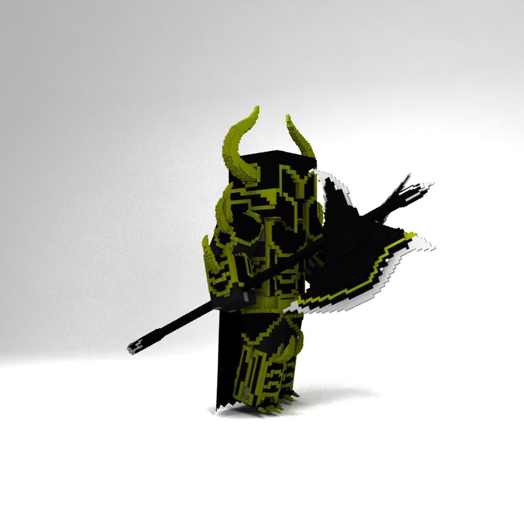 Minecraft Knight 3D Model - TurboSquid 1424306