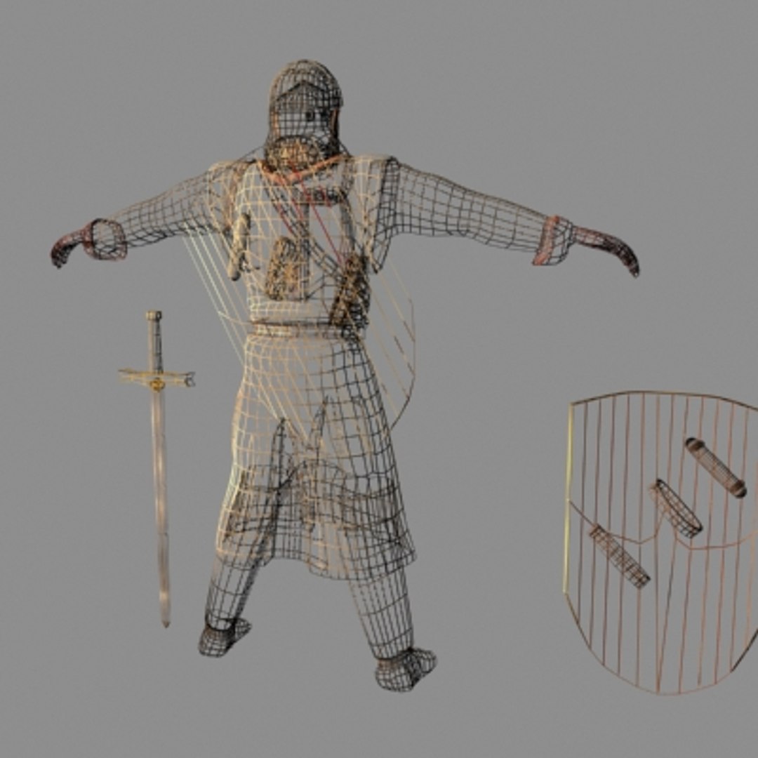 3d Model Templar Knight