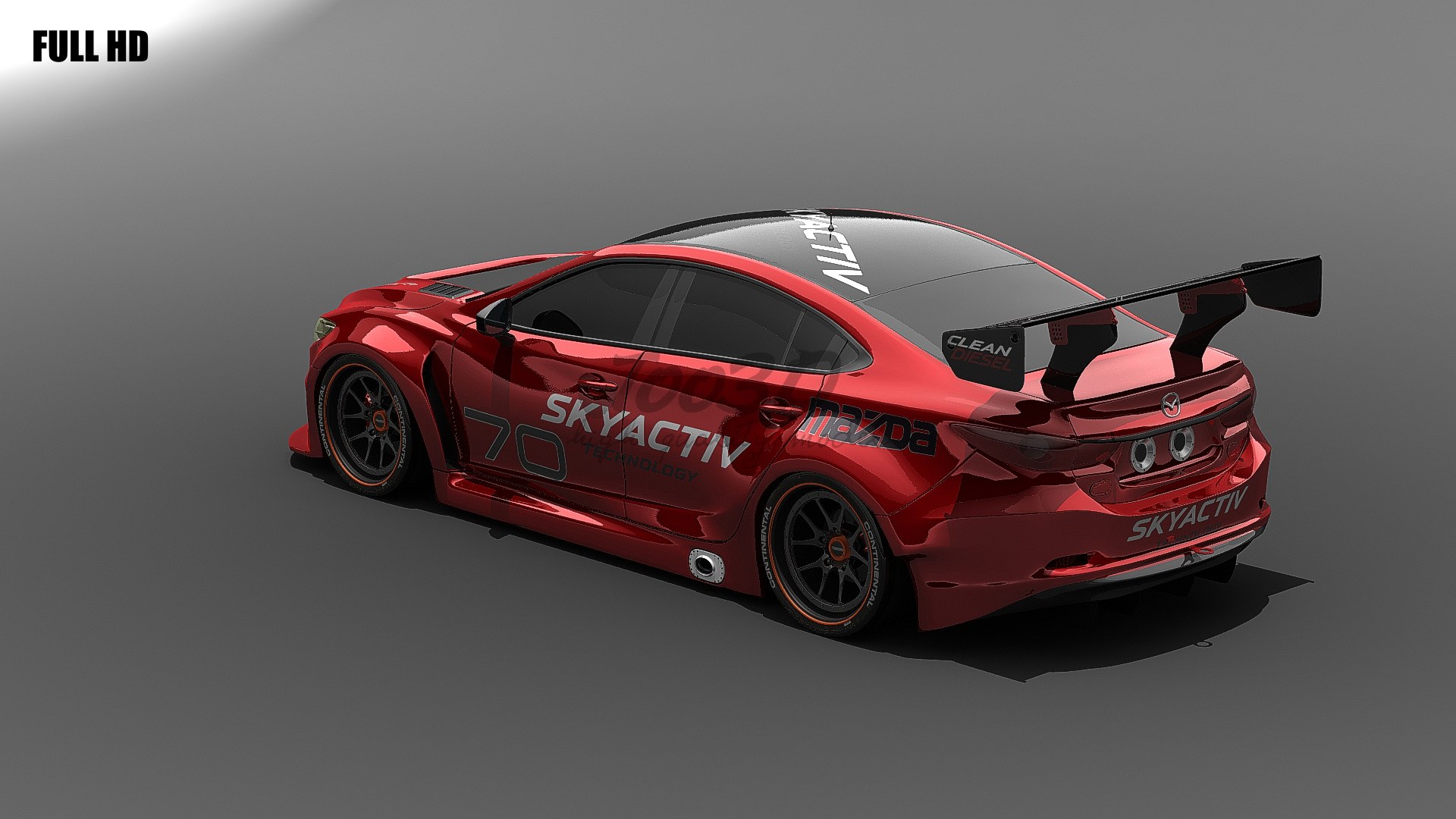 3d mazda 6 racing