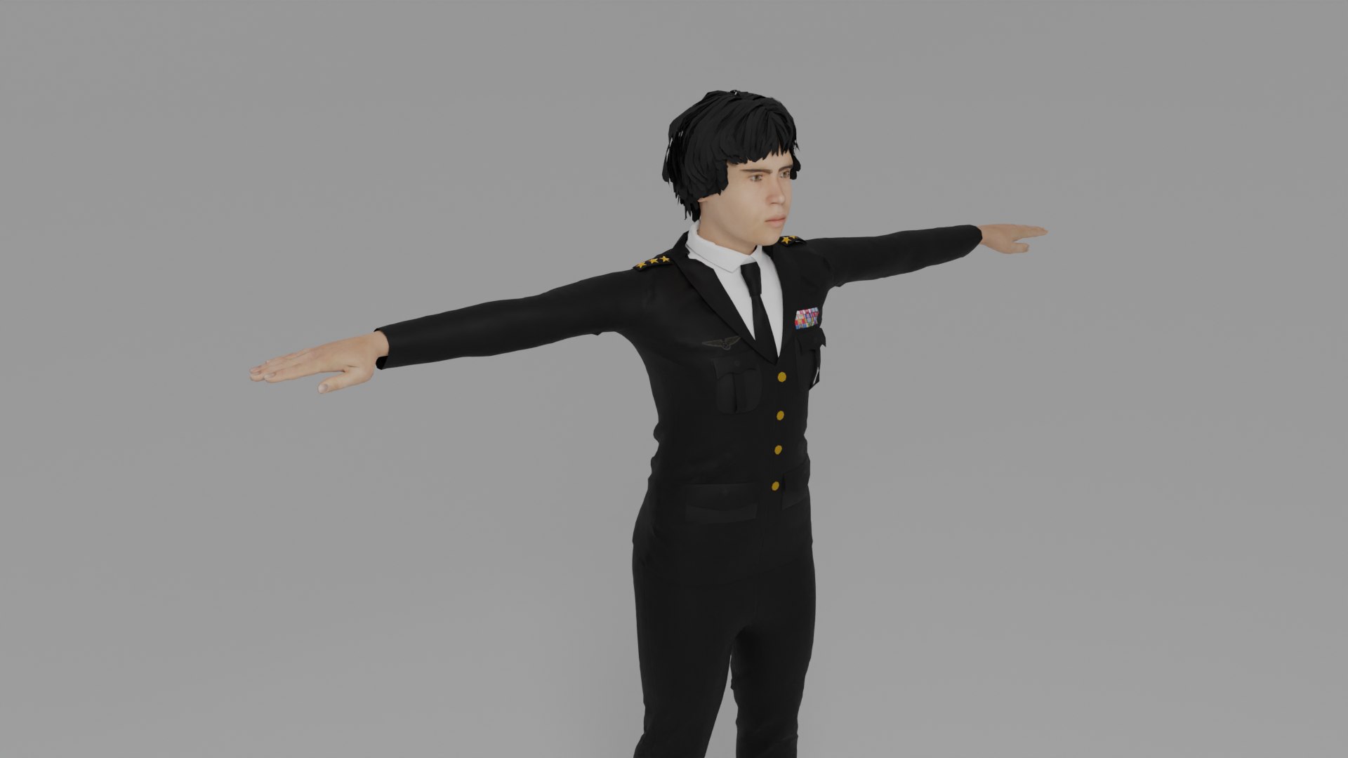 Commander Man 3D Model - TurboSquid 2041876