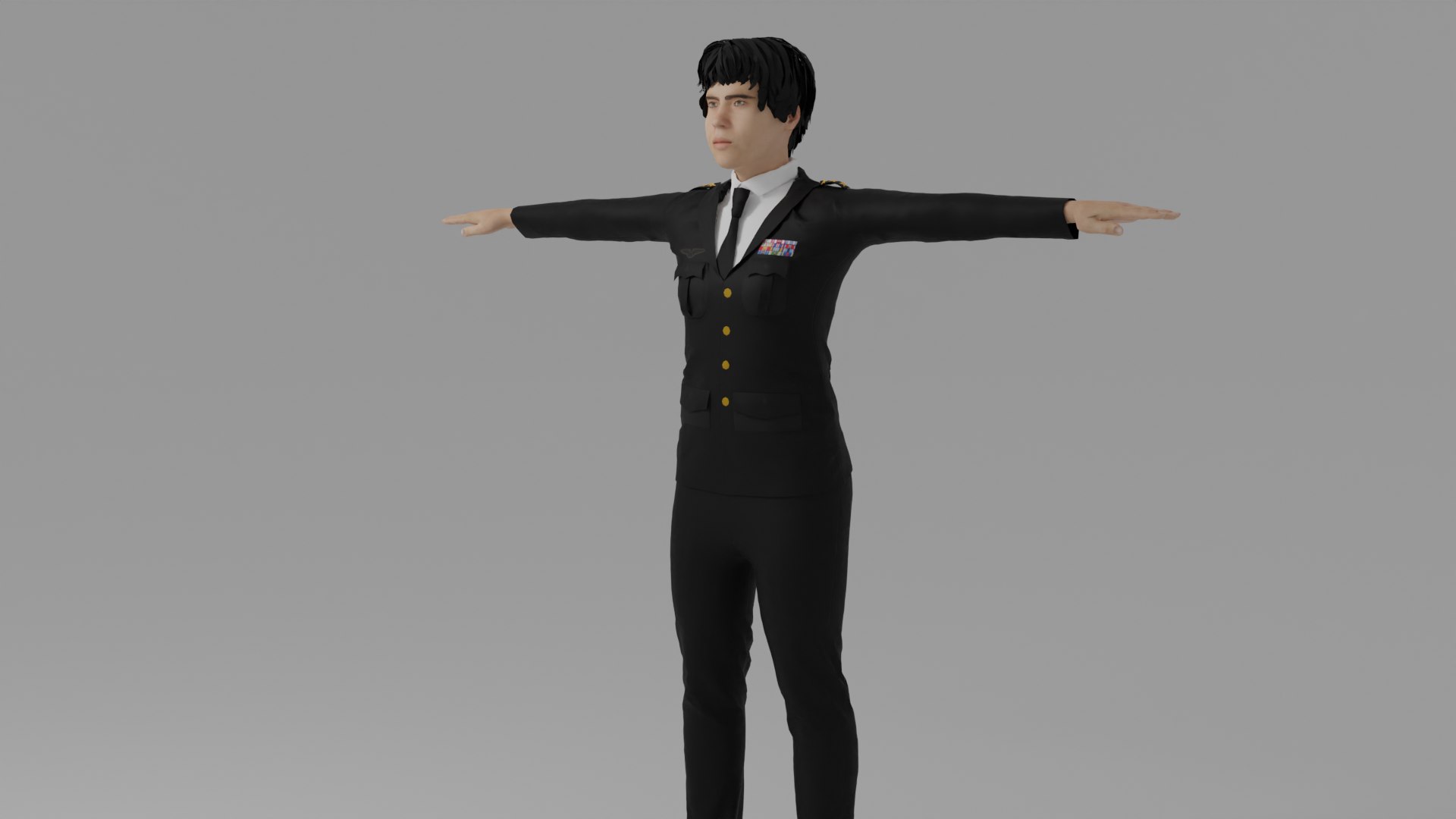 Commander Man 3D Model - TurboSquid 2041876