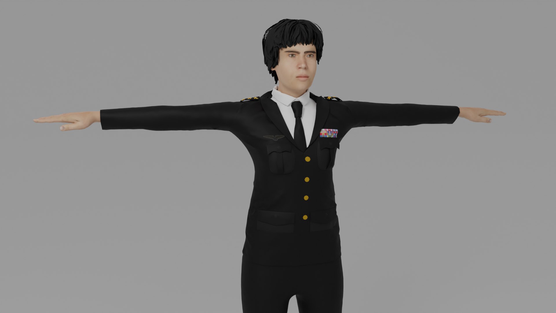 Commander Man 3D Model - TurboSquid 2041876