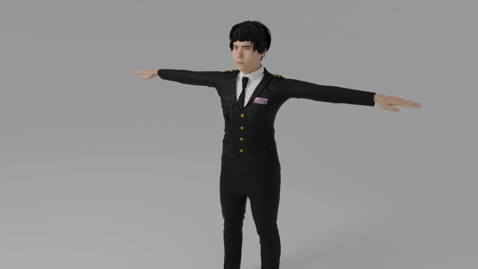 Commander Man 3D Model - TurboSquid 2041876