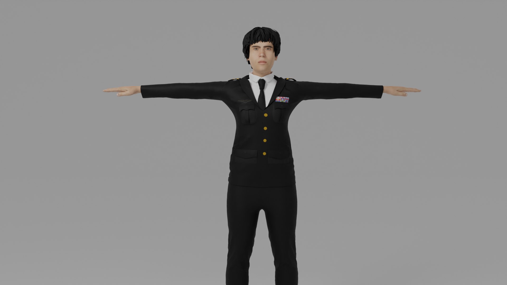 Commander Man 3D Model - TurboSquid 2041876