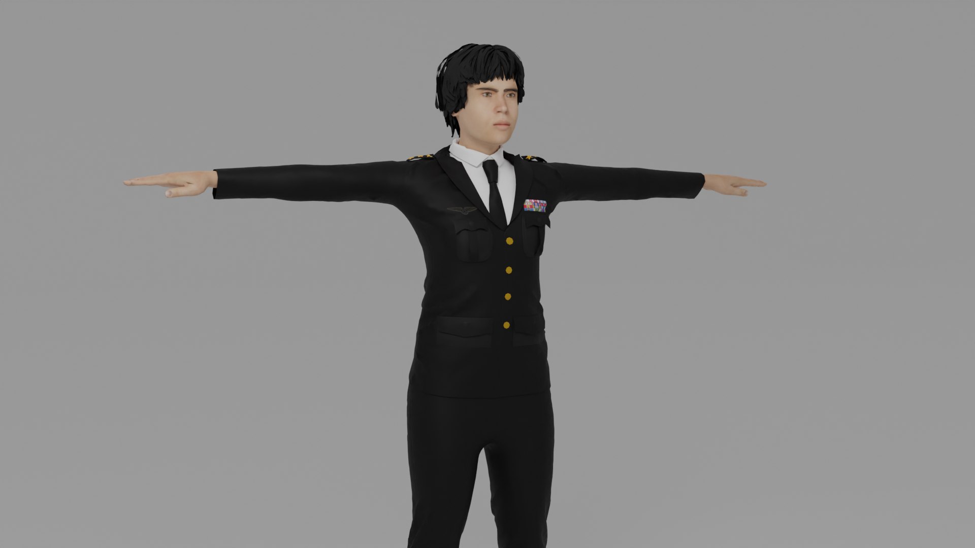 Commander Man 3D Model - TurboSquid 2041876