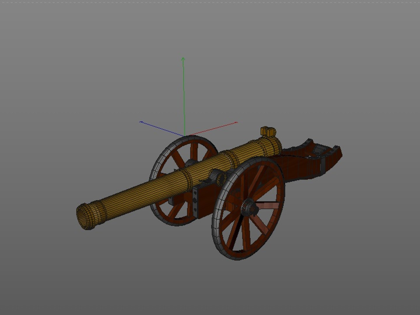 Free C4d Mode Old Cannon