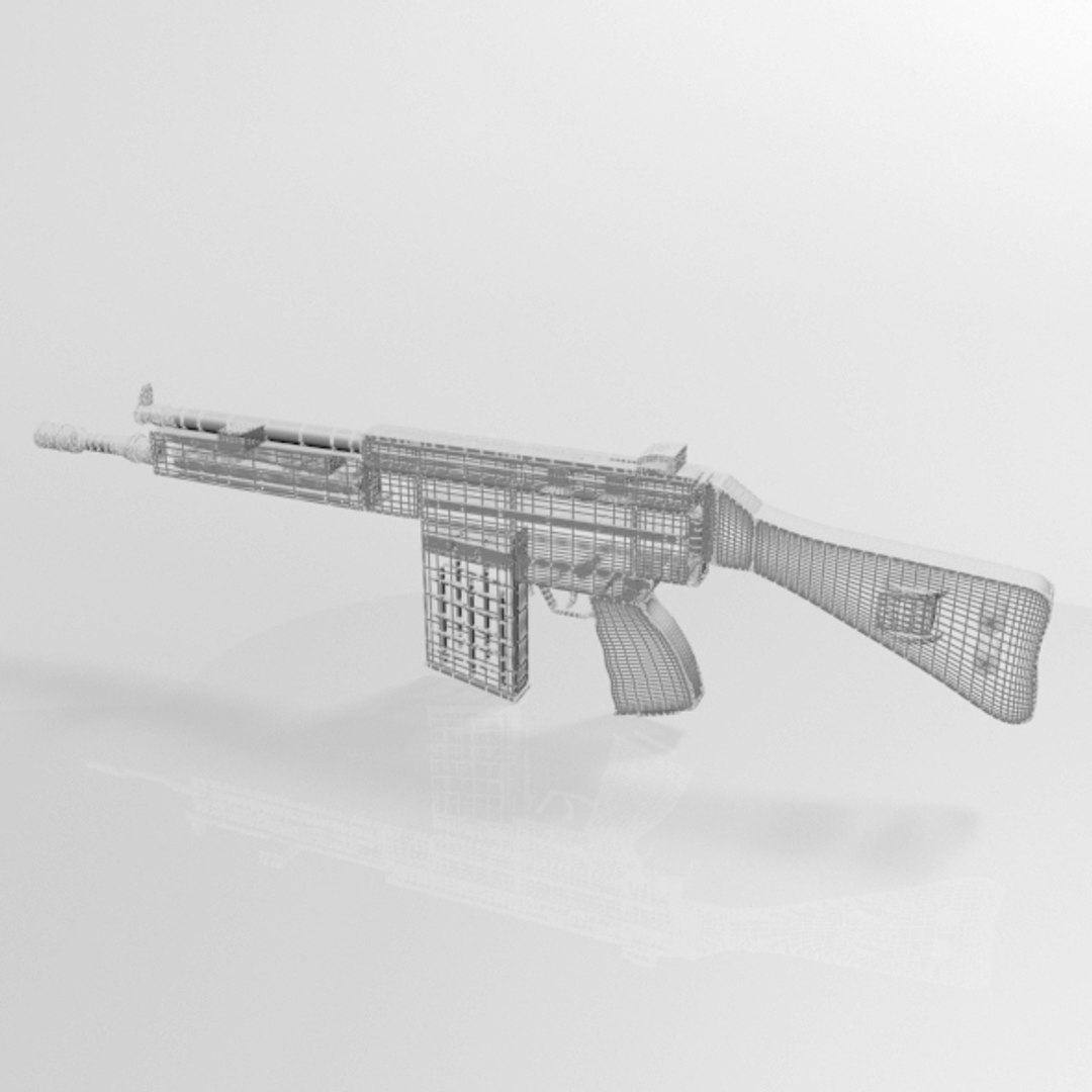 3D Heckler And Koch G3 Rifle 01 Model - TurboSquid 1834505
