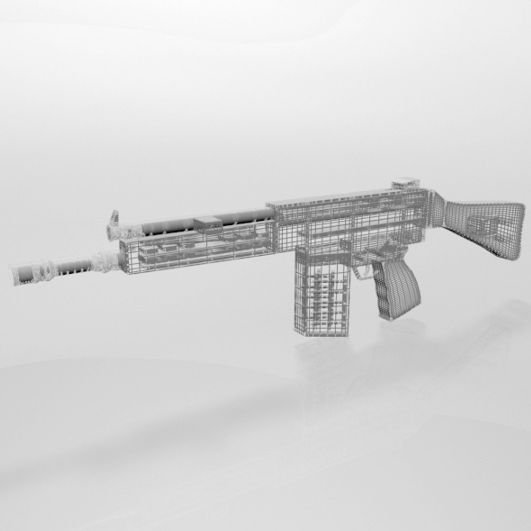 3D Heckler And Koch G3 Rifle 01 Model - TurboSquid 1834505