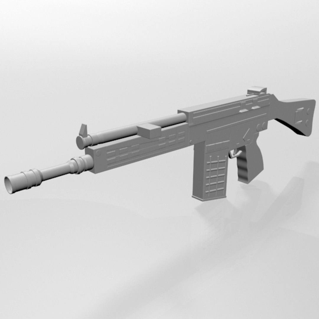 3D Heckler And Koch G3 Rifle 01 Model - TurboSquid 1834505