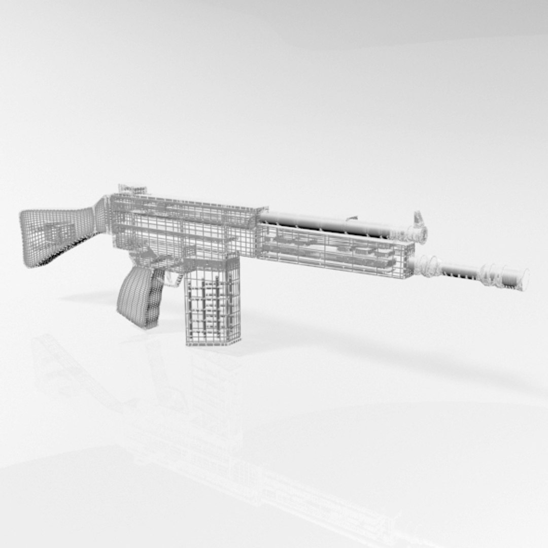 3D Heckler And Koch G3 Rifle 01 Model - TurboSquid 1834505