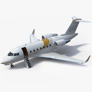 3D bombardier challenger 350 business jet model - TurboSquid 1463548