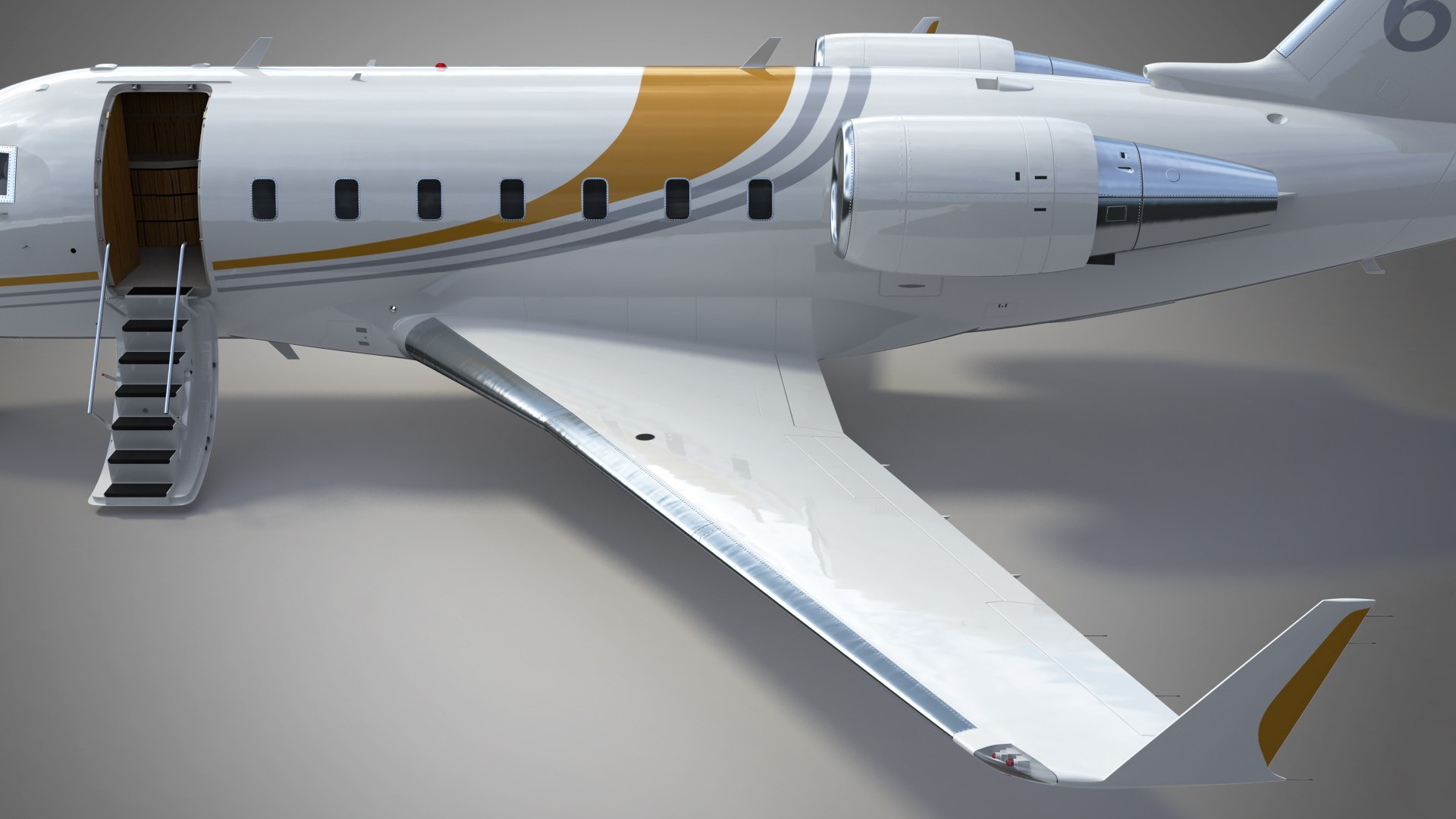 Bombardier Challenger 650 Business Jet 3D model - TurboSquid 2108089