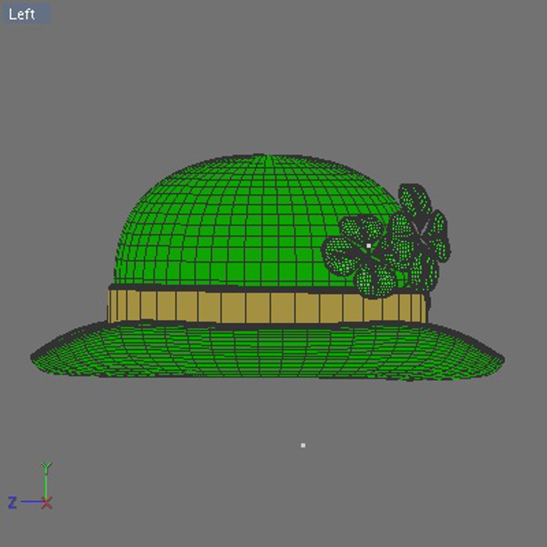 St Patrick Day Hat 3d Model