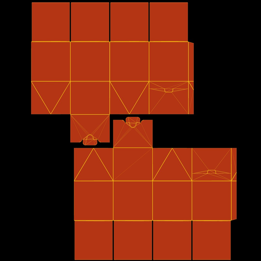 3D Gable Top Cardboard Packaging Box 120x120x80mm Model - TurboSquid ...