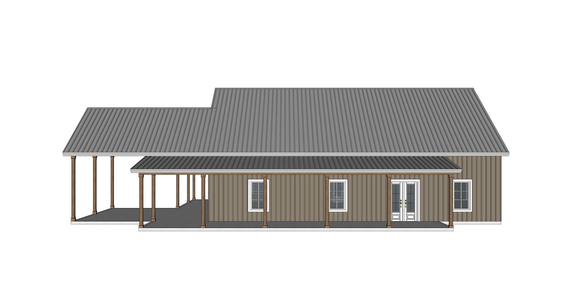 3D Barndominium House-86 - TurboSquid 2240219