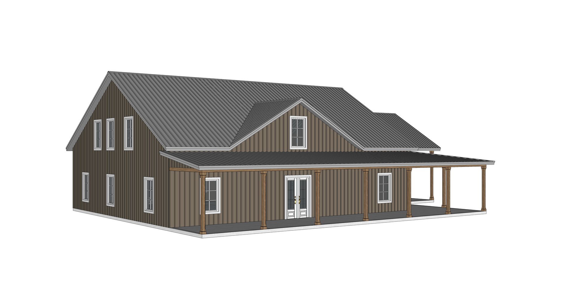 3D Barndominium House-86 - TurboSquid 2240219
