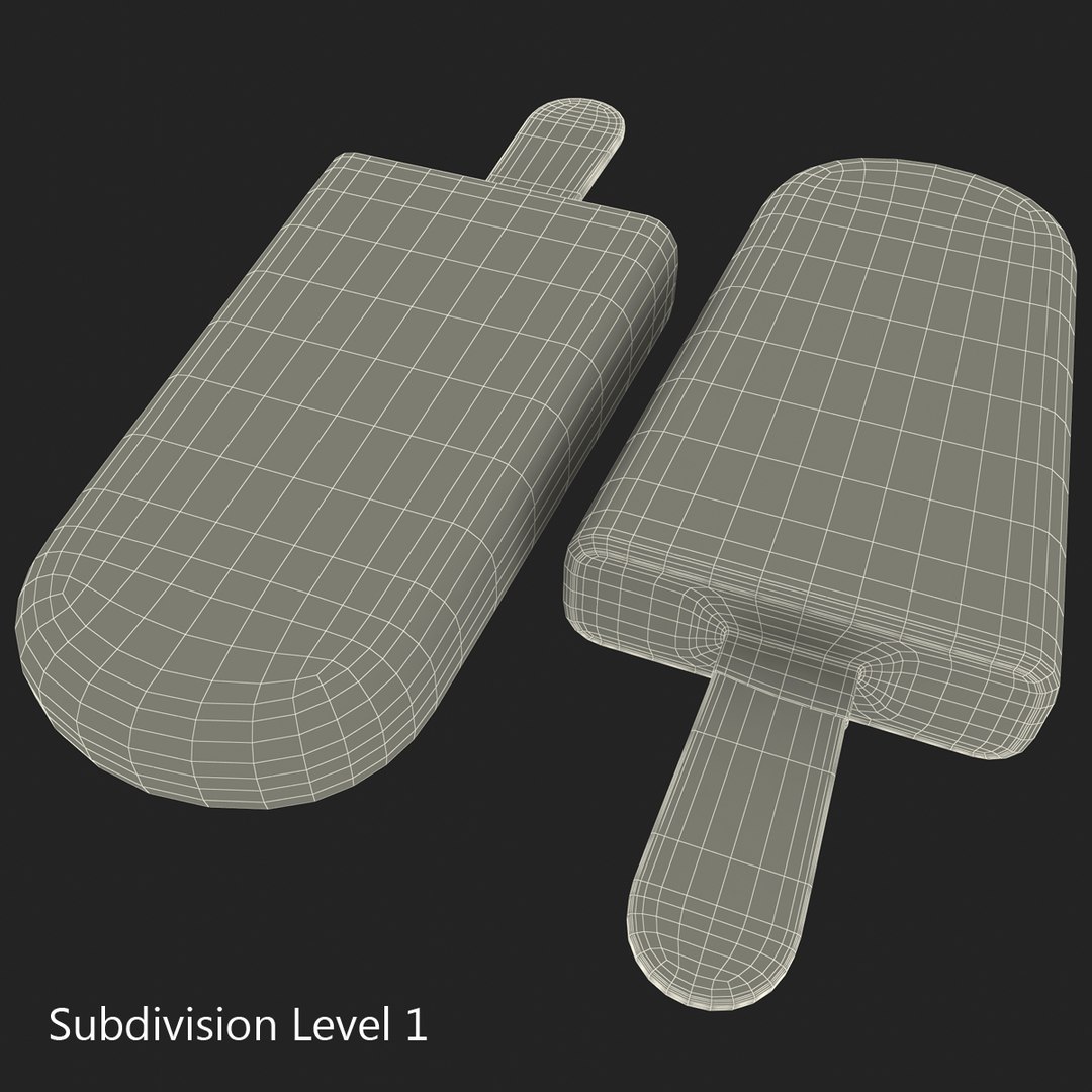 Ice Cream Bar 3d Model