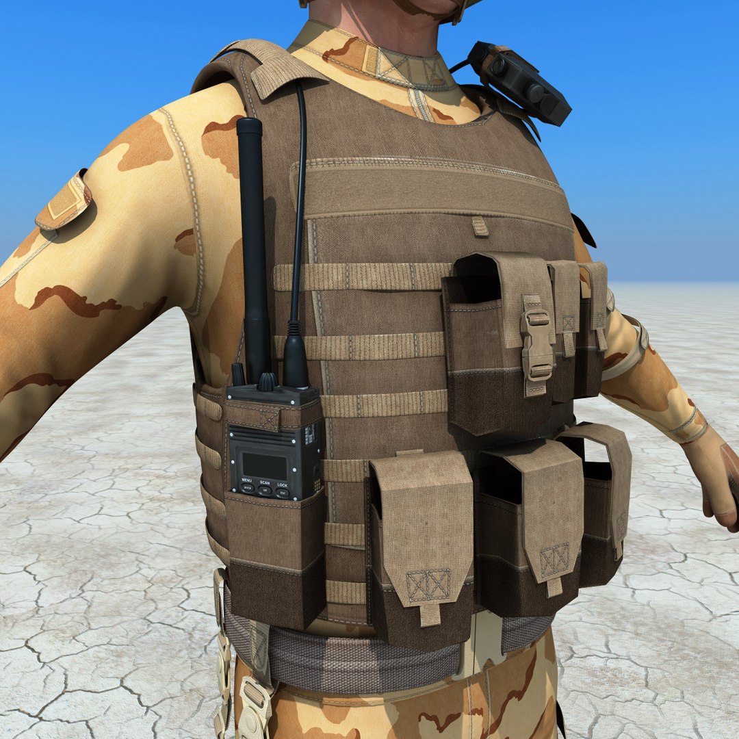 3d sas soldier rigged