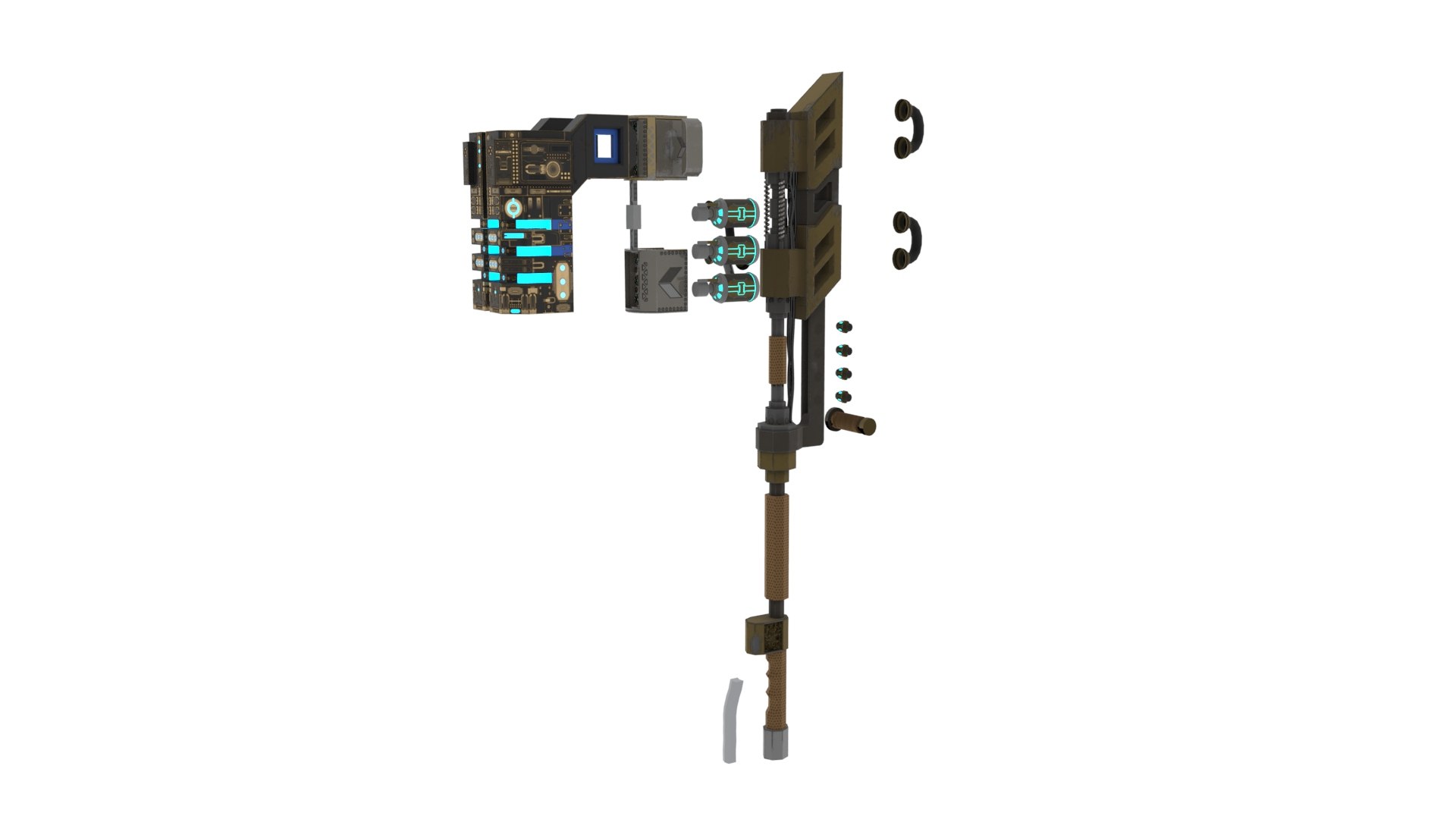 Weapon Hammer Model - TurboSquid 1605012