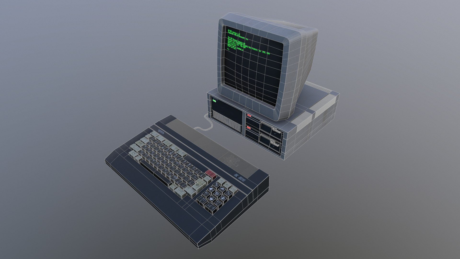 Soviet Personal Computer 3D Model - TurboSquid 1768826