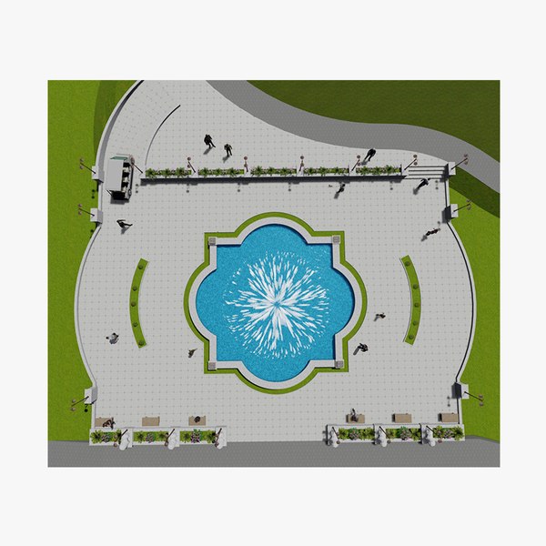 Fountain SketchUp Models for Download | TurboSquid