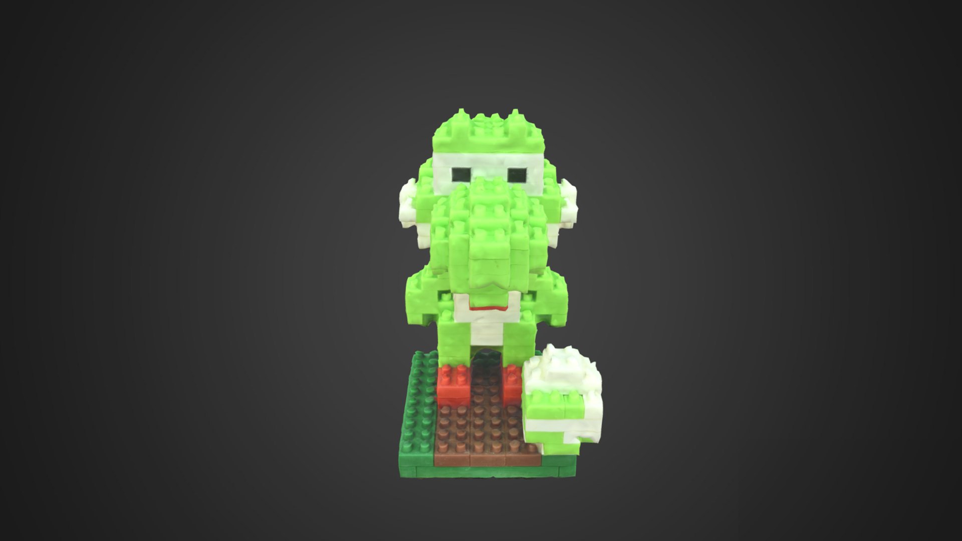 3D Model Toy Lego Yoshi - TurboSquid 2025306
