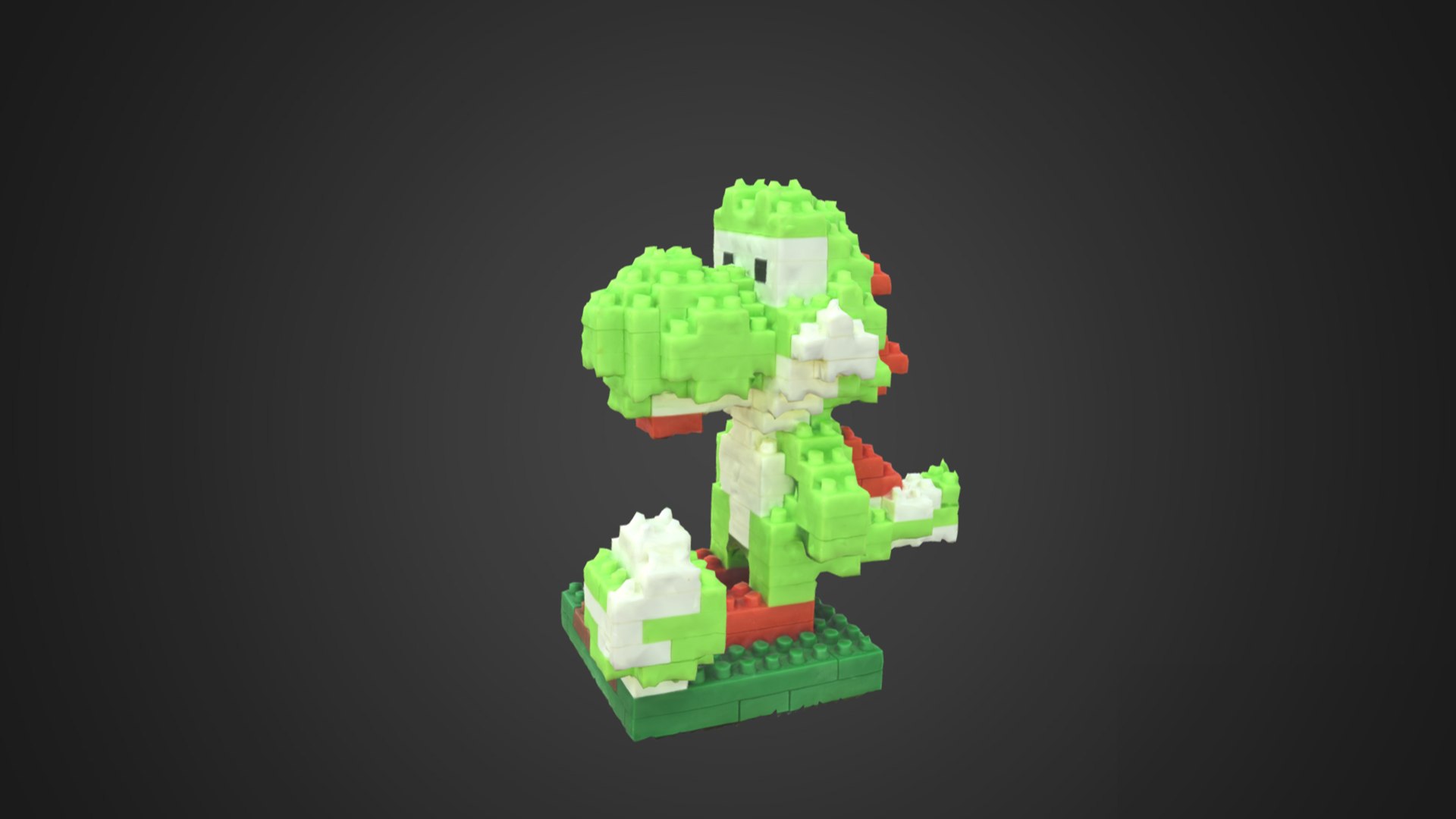 3D Model Toy Lego Yoshi - TurboSquid 2025306