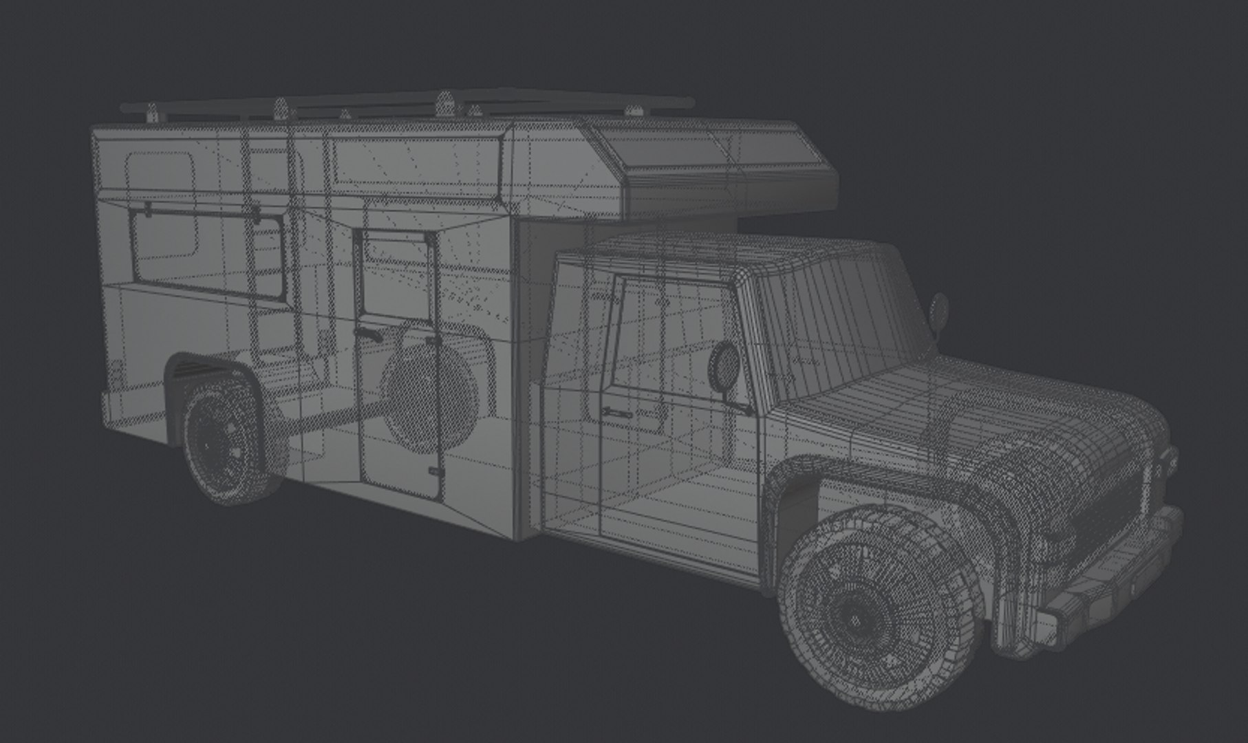 3D Rv Motorhome Camper Model - TurboSquid 1652391