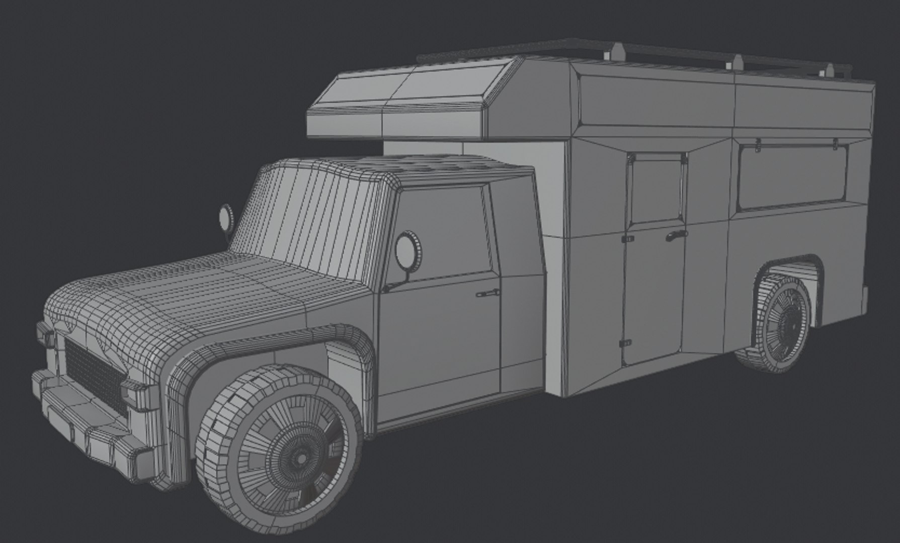 3D Rv Motorhome Camper Model - TurboSquid 1652391