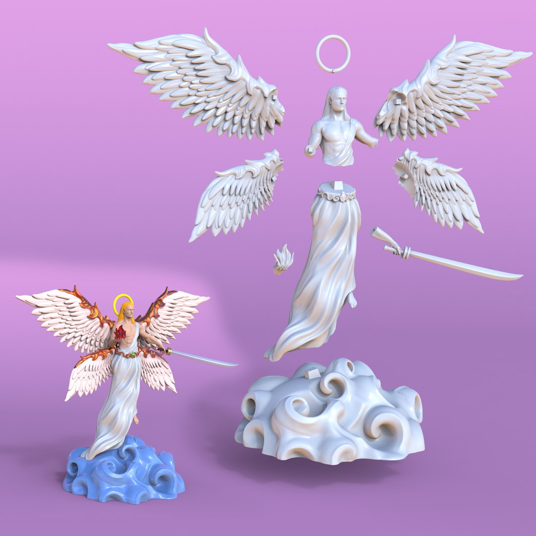 3D Arcangel - Angel - TurboSquid 2022636