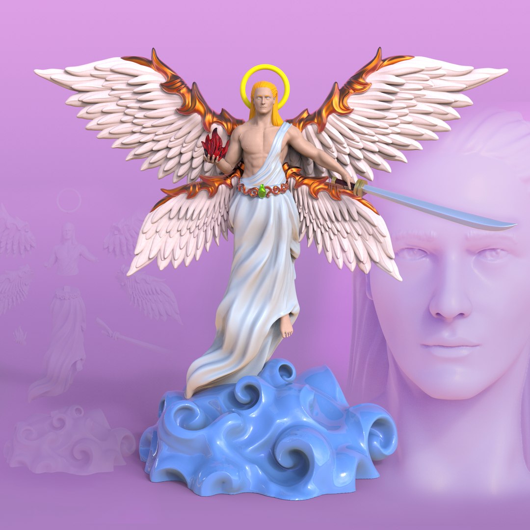 3D Arcangel - Angel - TurboSquid 2022636