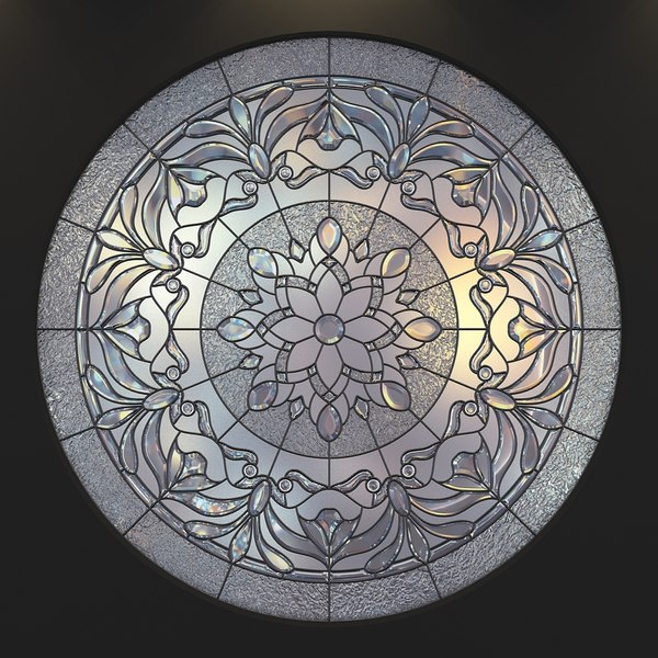 stained glass 3d x