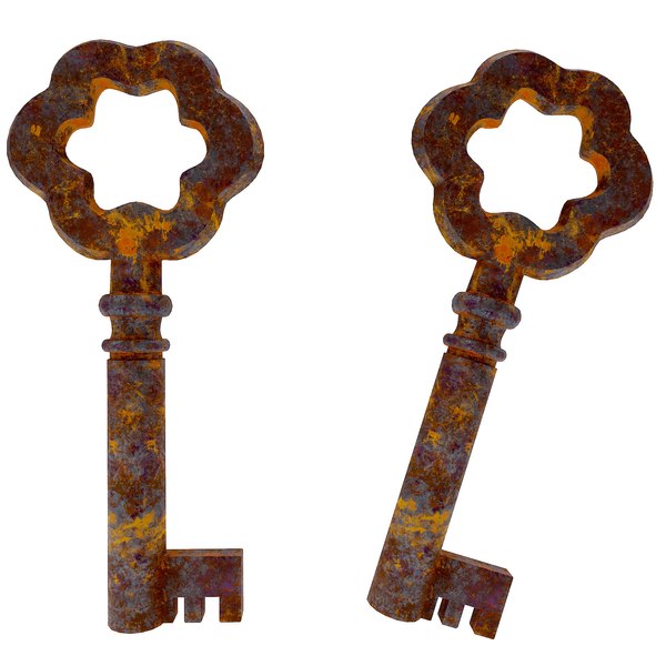 modelo 3d Key old grungy 3d model - TurboSquid 1986535