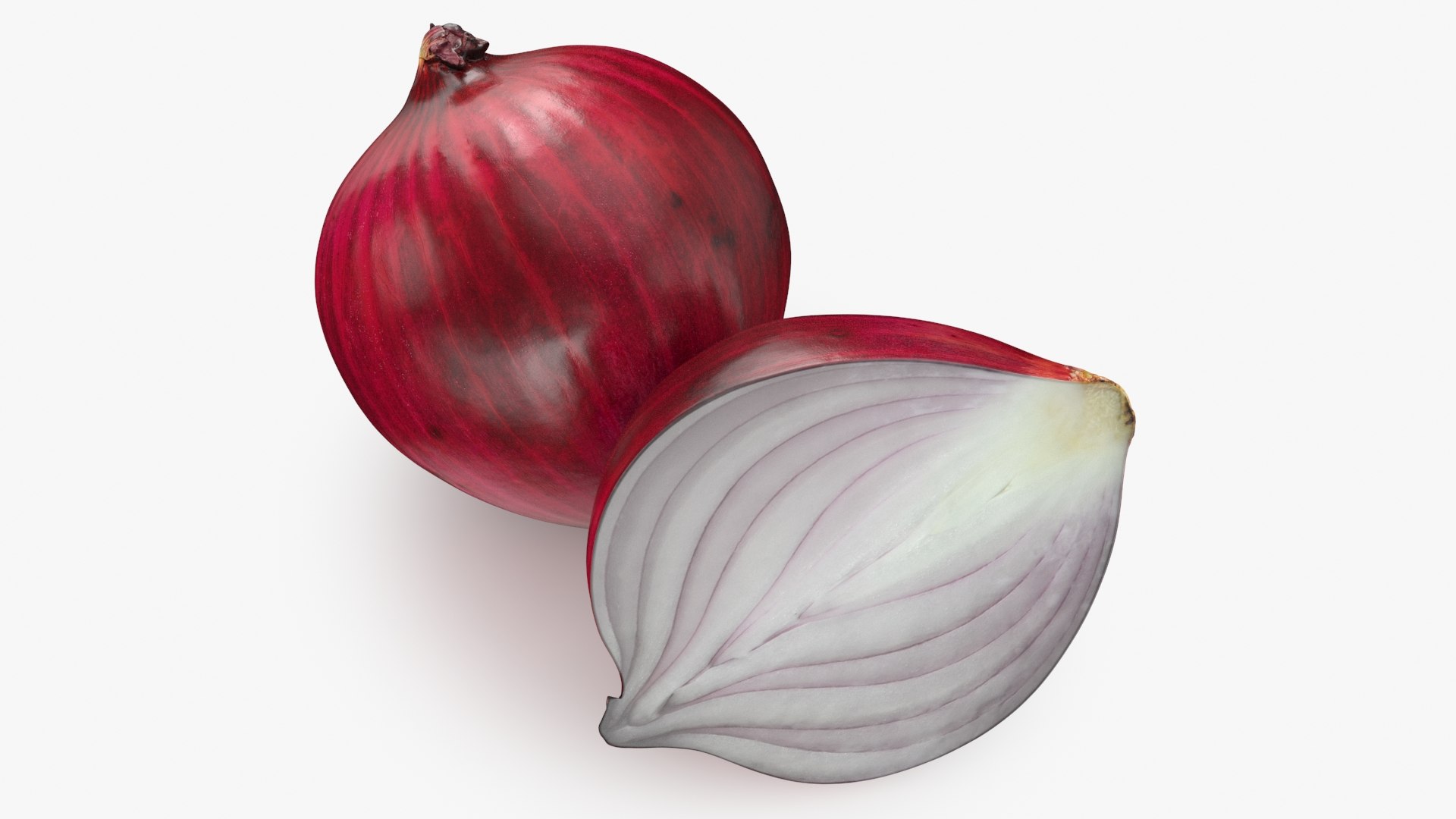 Red Onions 01 Model - TurboSquid 2147355