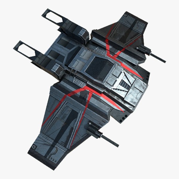 3D model alien fighter spaceship - TurboSquid 1991077