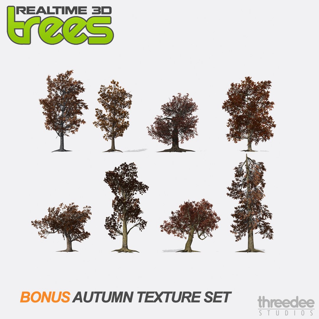 3d Model Realtime Trees V1