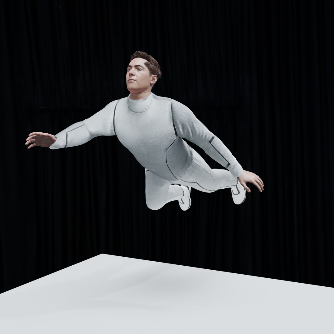 Zero Gravity Poses 3D Model - TurboSquid 2372452
