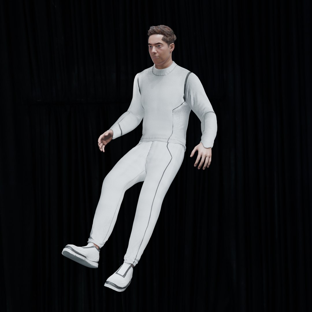 Zero Gravity Poses 3D Model - TurboSquid 2372452