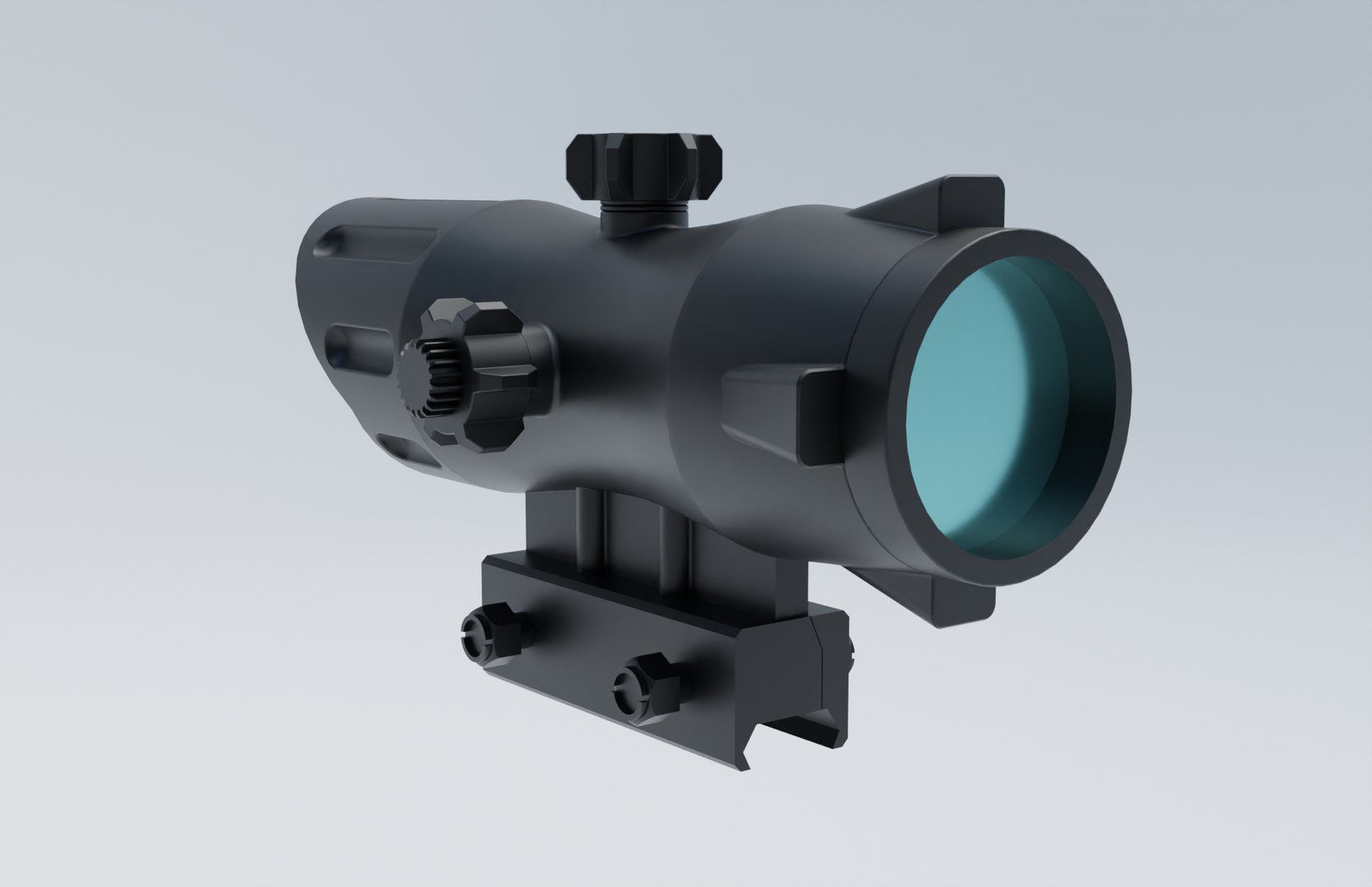 3D Collimator Scope Model - TurboSquid 2068873